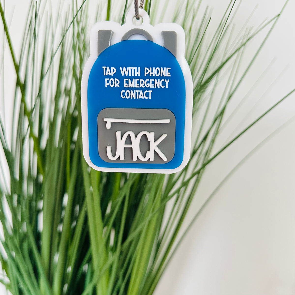 NFC EMERGENCY CONTACT BACKPACK TAG – Halos and Miracles